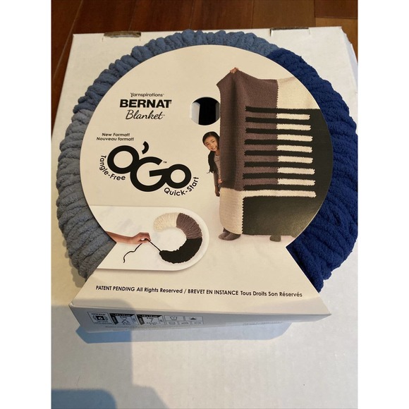 Bernat | Art | Yarnspiratios Bernat Blanket Yarn Ogo Indigo Fade 5oz ...